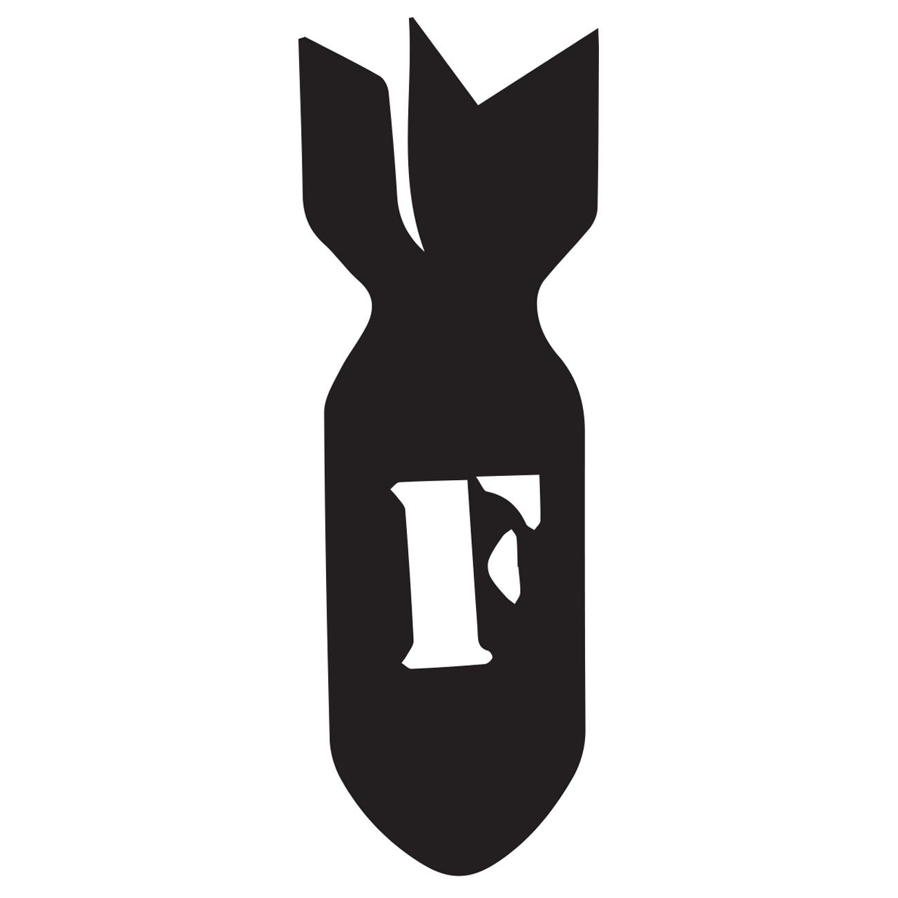 F bomb - Vis alle stickers - FolieGejl.dk