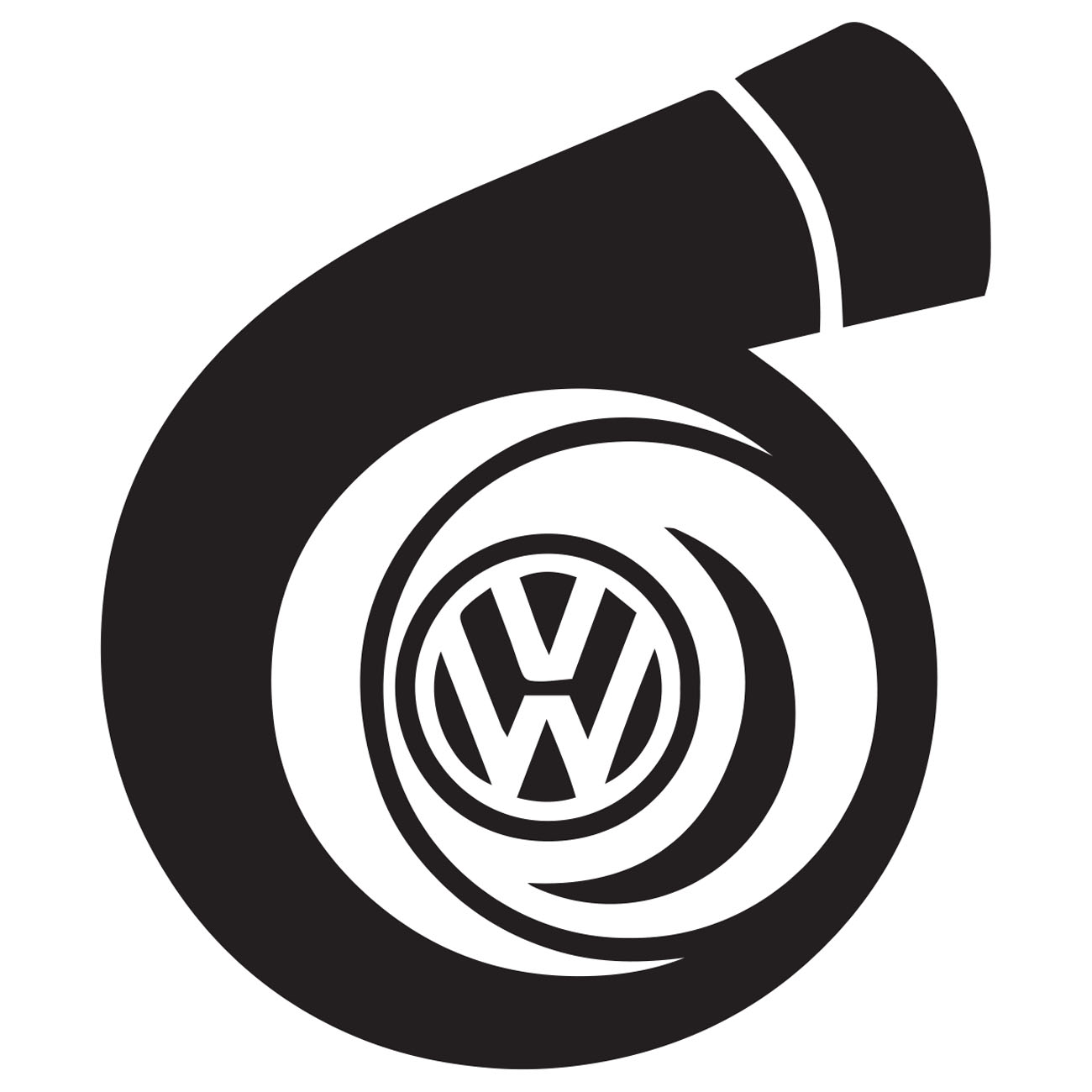 Turbo -VW - Vis alle stickers - FolieGejl.dk