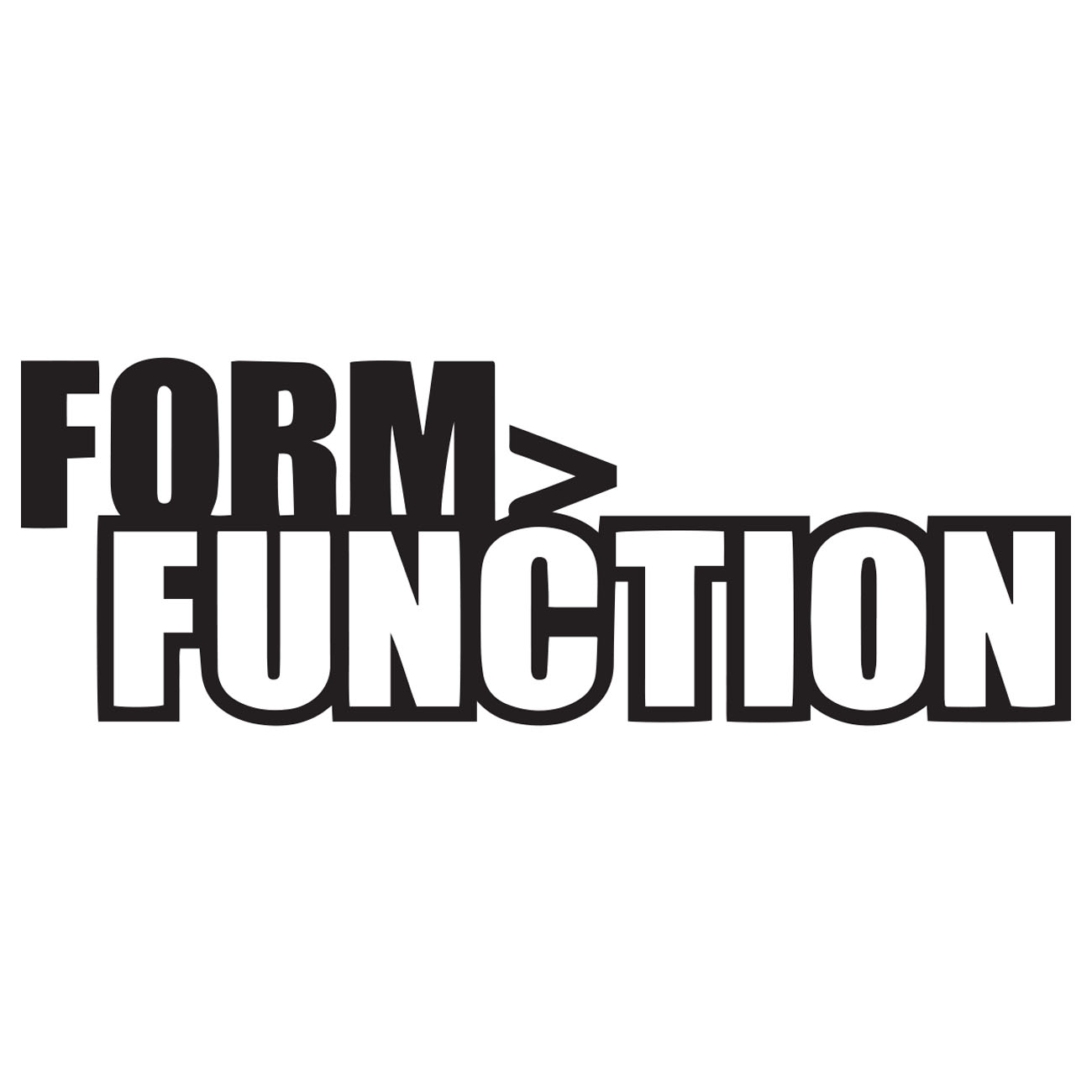 Form over function - Vis alle - FolieGejl.dk
