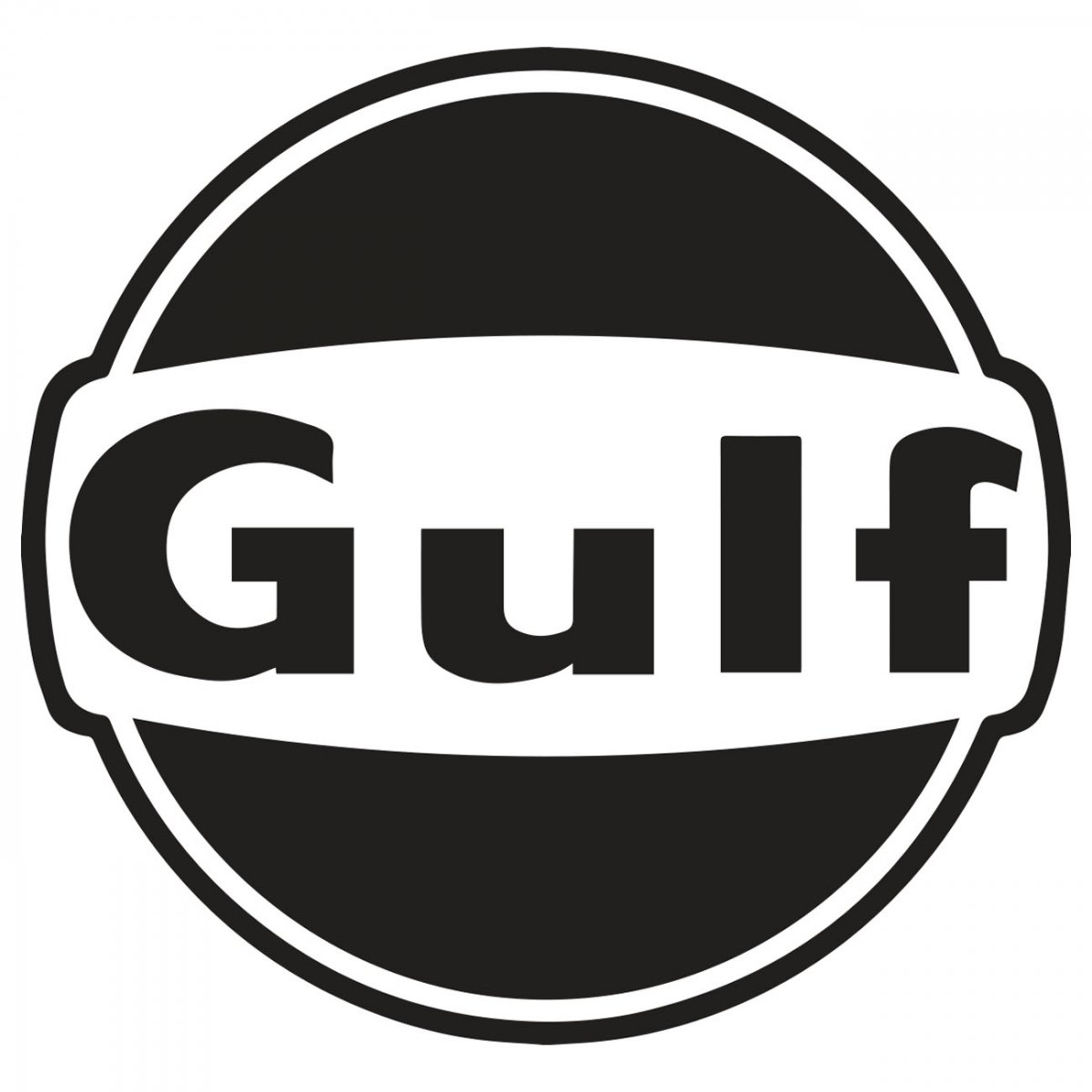 Gulf logo - Vis alle stickers - FolieGejl.dk