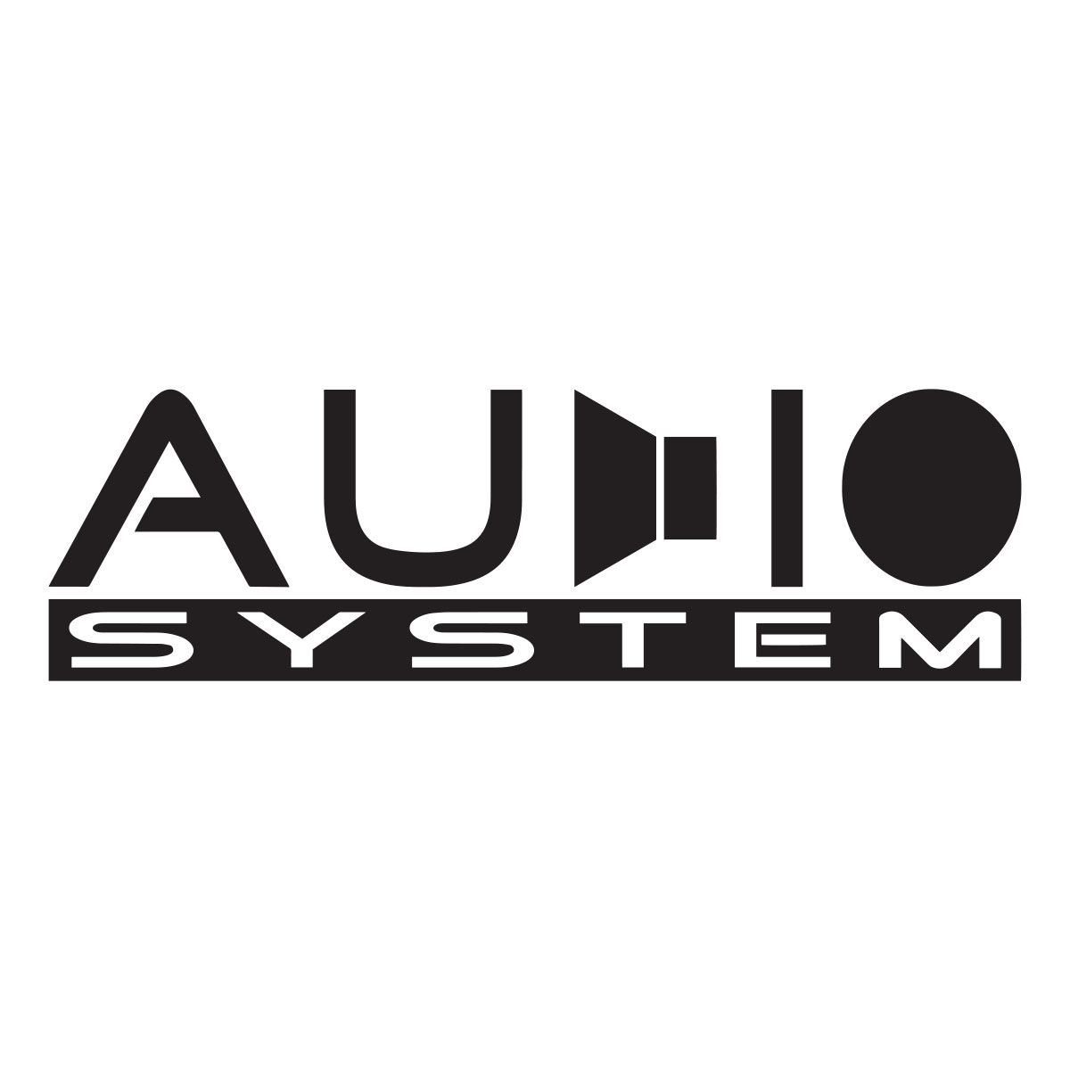 audio system logo - Vis alle stickers - FolieGejl.dk