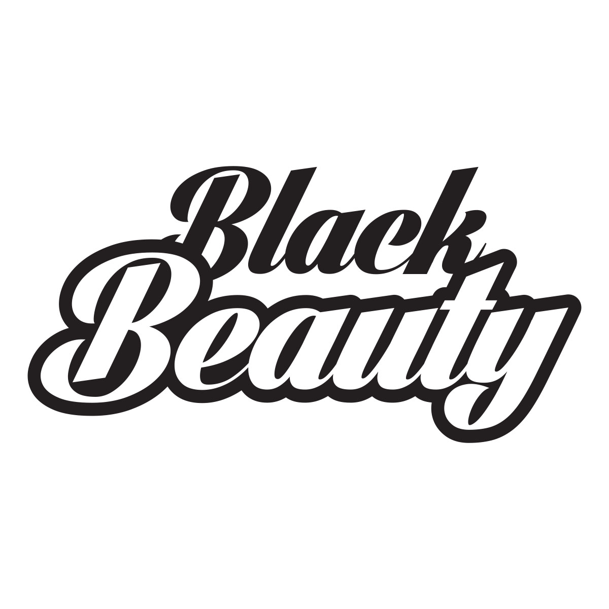 black beauty - Vis alle stickers - FolieGejl.dk
