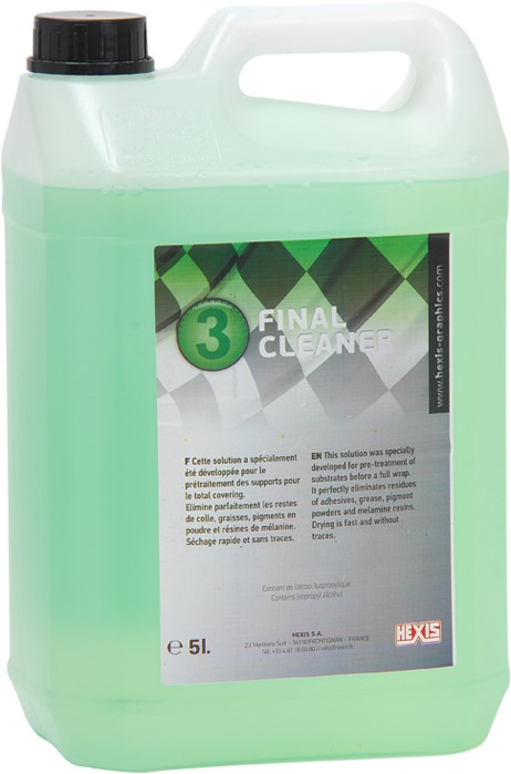 Hexis Final cleaner 5 l. - Tilbehør & Værktøj - FolieGejl.dk