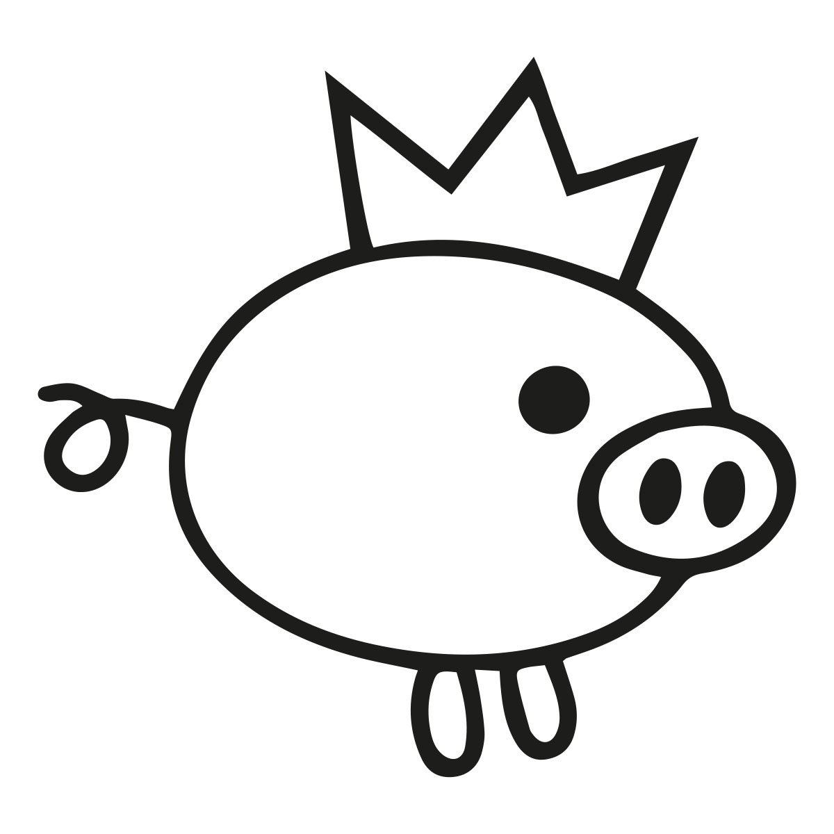 rocketbunny pig - Vis alle stickers - FolieGejl.dk